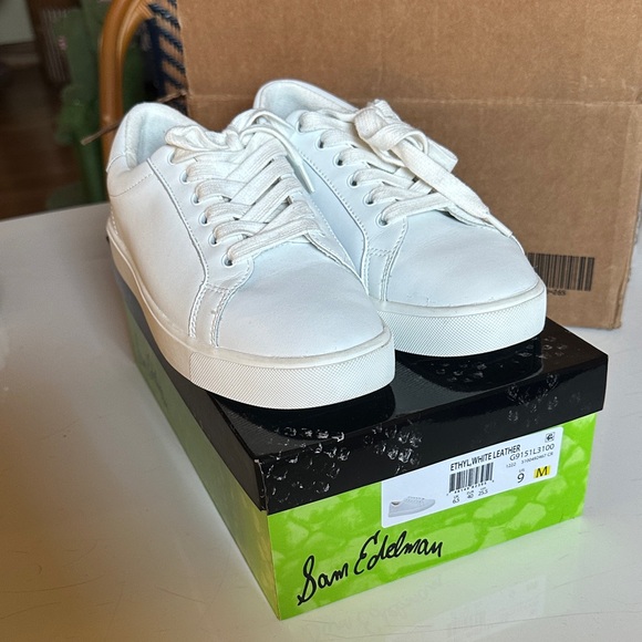 Sam Edelman | Shoes | Sam Edelman Classic White Sneakers Ethyl | Poshmark